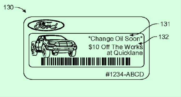 Ford’s Innovative Contactless Card Patent with an E-Ink Display ...