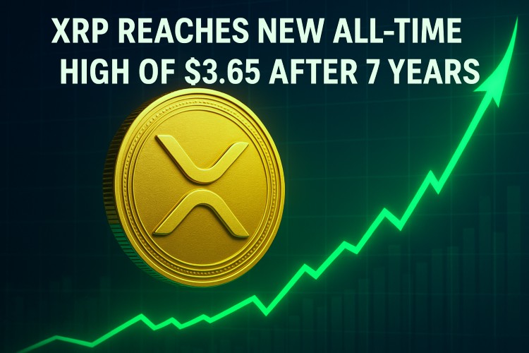 XRP Climbs to New All Time High at $3.65 after 7 Years - Fintechs.fi